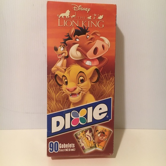 Disney | Other | Disney Lion King Dixie Cups 5 Oz 9 Ct Sealed Box ...